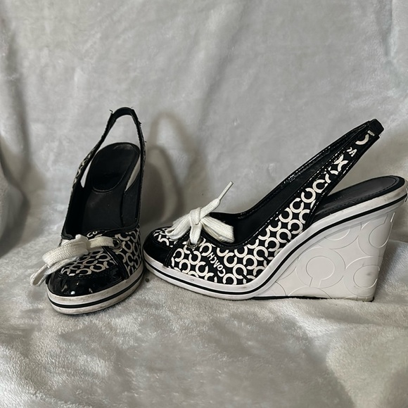 Coach | Shoes | Coach Emiliana Pop Art Slingbacks | Poshmark